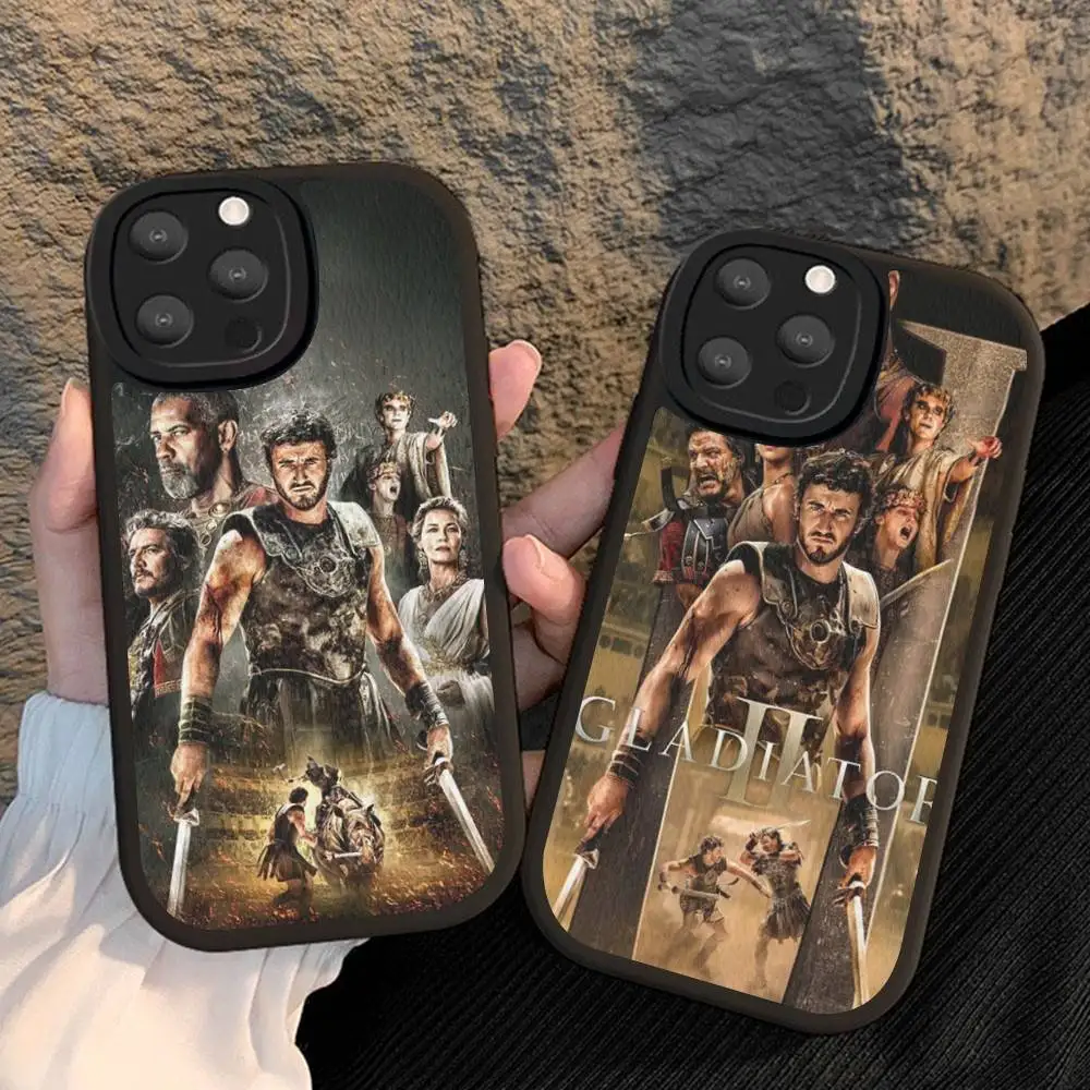 Historical TV Gladiator Phone Case Hard Leather For IPhone 16 15 14 13 ...