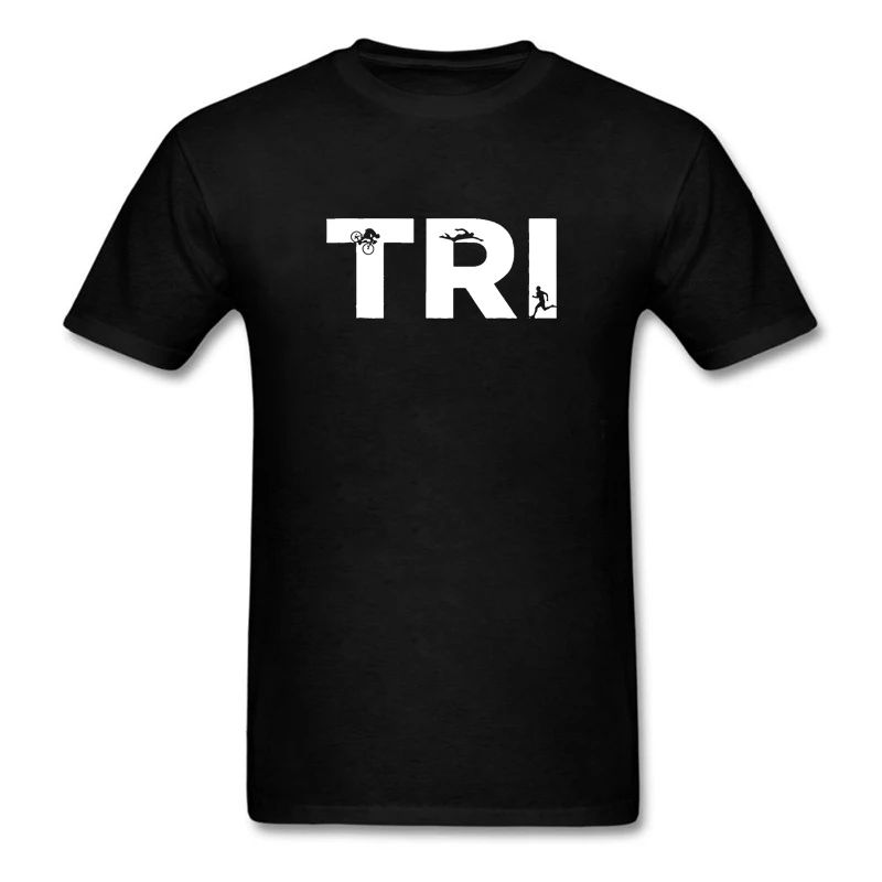 Funny-Triathlon-Shirt-for-Triathletes-or-Marathon-Runners-Men-Black-T ...