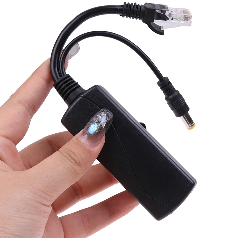 48v To 12v Poe Connectors Adapter Cable Splitter Injector Power Supply ...