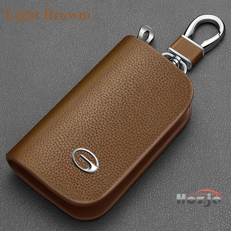Car Leather Key Case Zipper Key Cover for GAC GS8 GA8 GS4 GS3 S7 EMZOOM ...