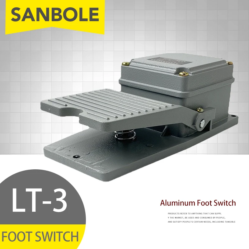 LT3-Foot-Pedal-Switch-IP44-Machine-Tool-Accessories-Push-Button-With ...