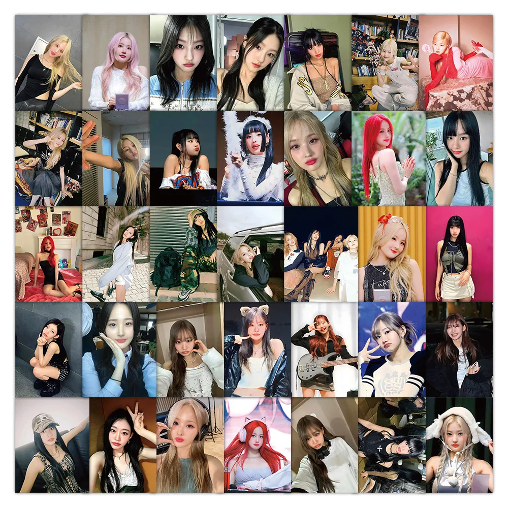 60Pcs-Set-KPOP-KISS-OF-LIFE-HD-Square-Self-adhesive-Stickers-Natty ...