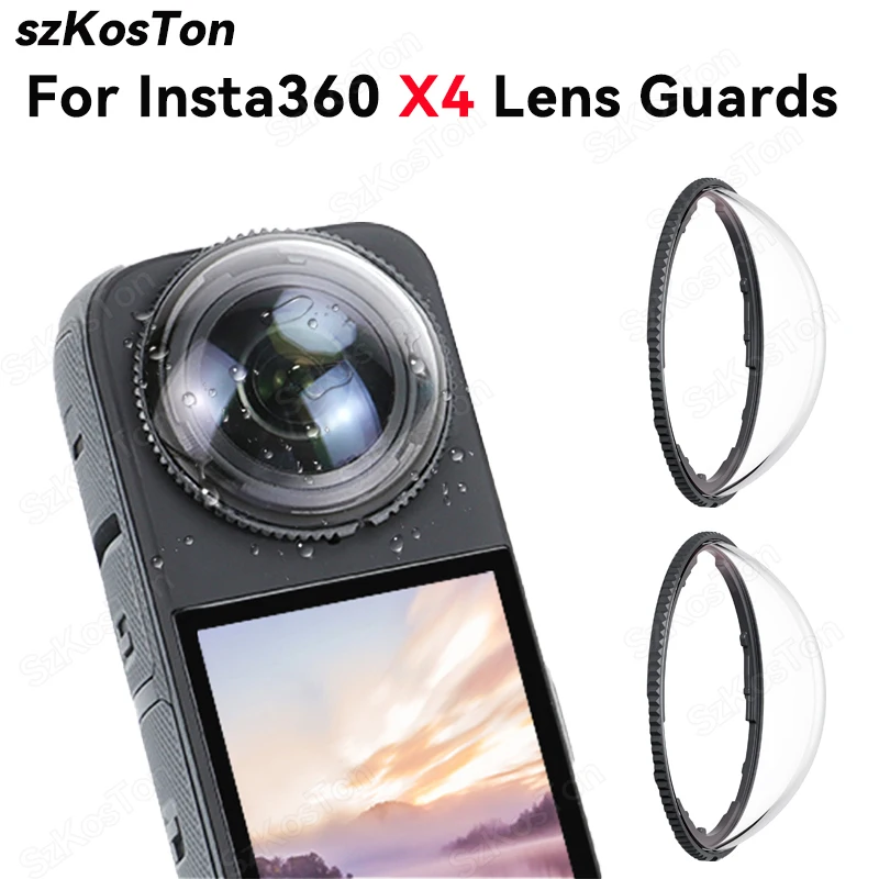 Lens Guard for Insta360 X4 Optical Plastics/Glass Lens Protective Cover ...