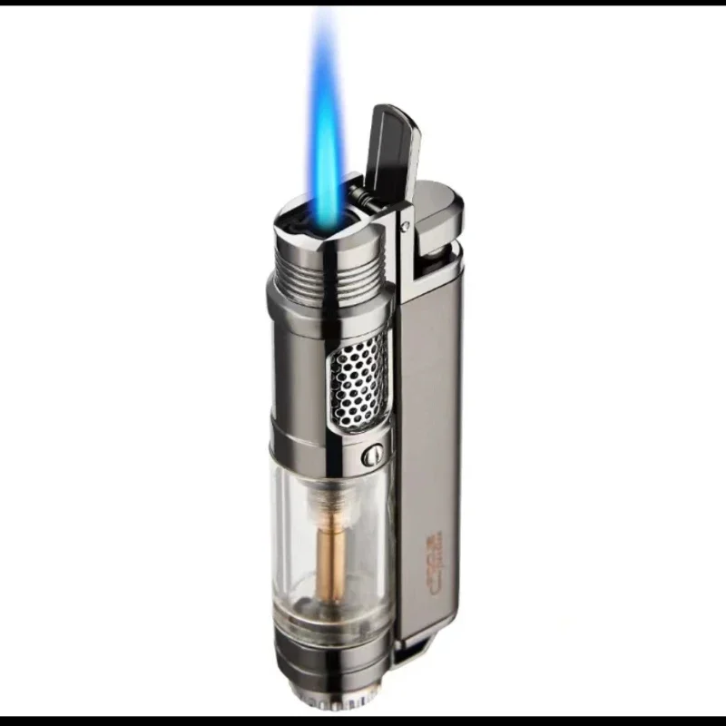 FOCUS-Cigar-Lighter-Metal-Torch-Turbo-Gas-Lighters-Straight-Jet ...