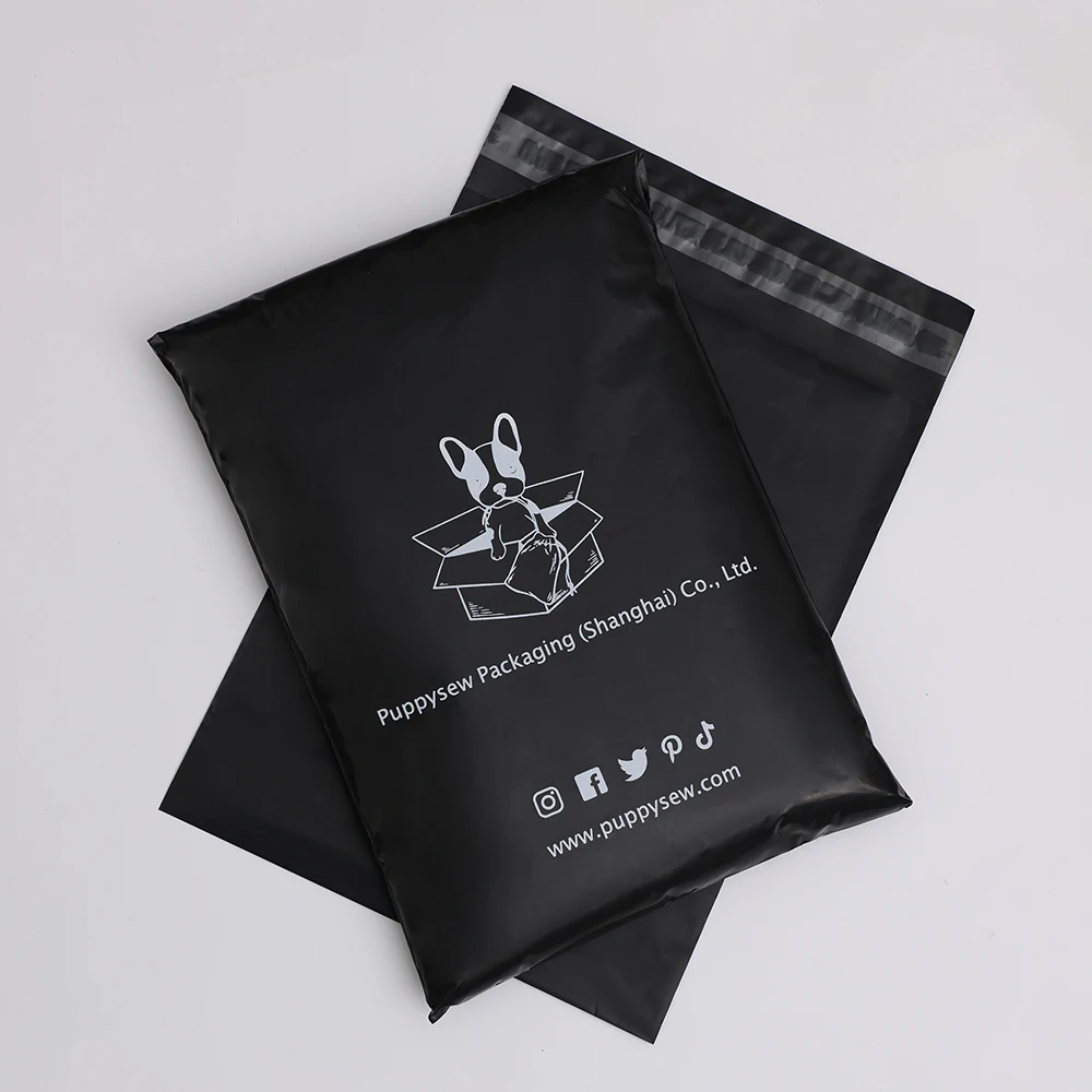 50-500-Custom-Black-Poly-Mailers-Bag-Custom-Shipping-Bag-With-One-Color ...