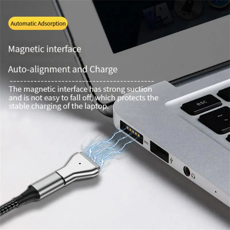 5A-20V-Magnetic-USB-C-To-Magsafe-2-Charging-Adapter-Pd-Intelligent ...