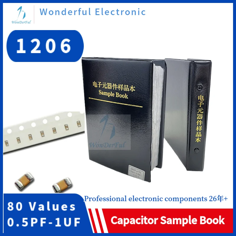 Capacitors-Kit-SMD-1206-Capacitor-Sample-BooK-0201-0402-0603-0805-Chip ...