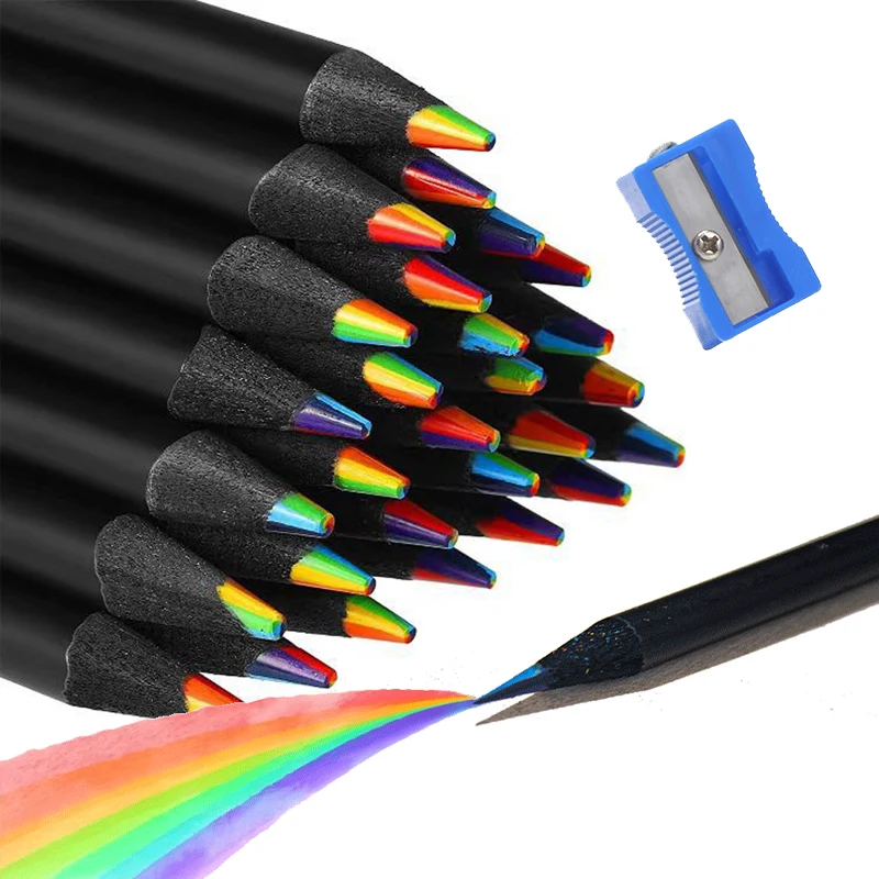 Rainbow Colors In Order Colored Pencils