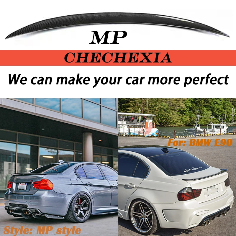 For-BMW-E90-3-Series-2009-2012-320i-325i-330i-335i-MP-M4-Carbon-Fiber ...