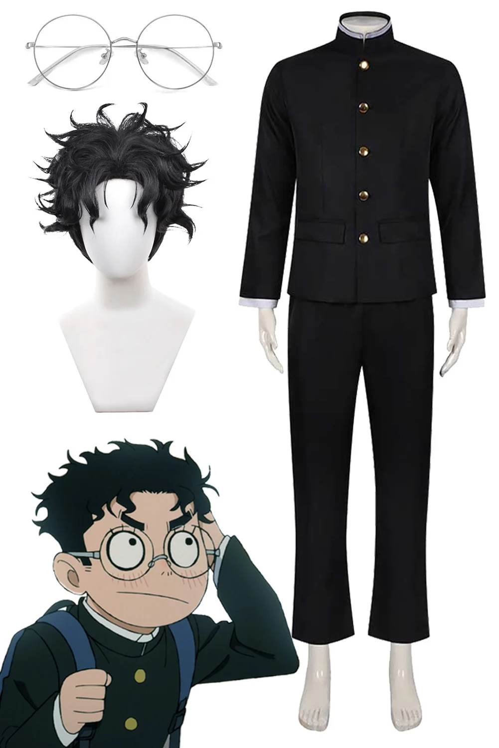 Fantasia Okarun Cosplay Black School Uniform Clothing Anime Dan Dan ...
