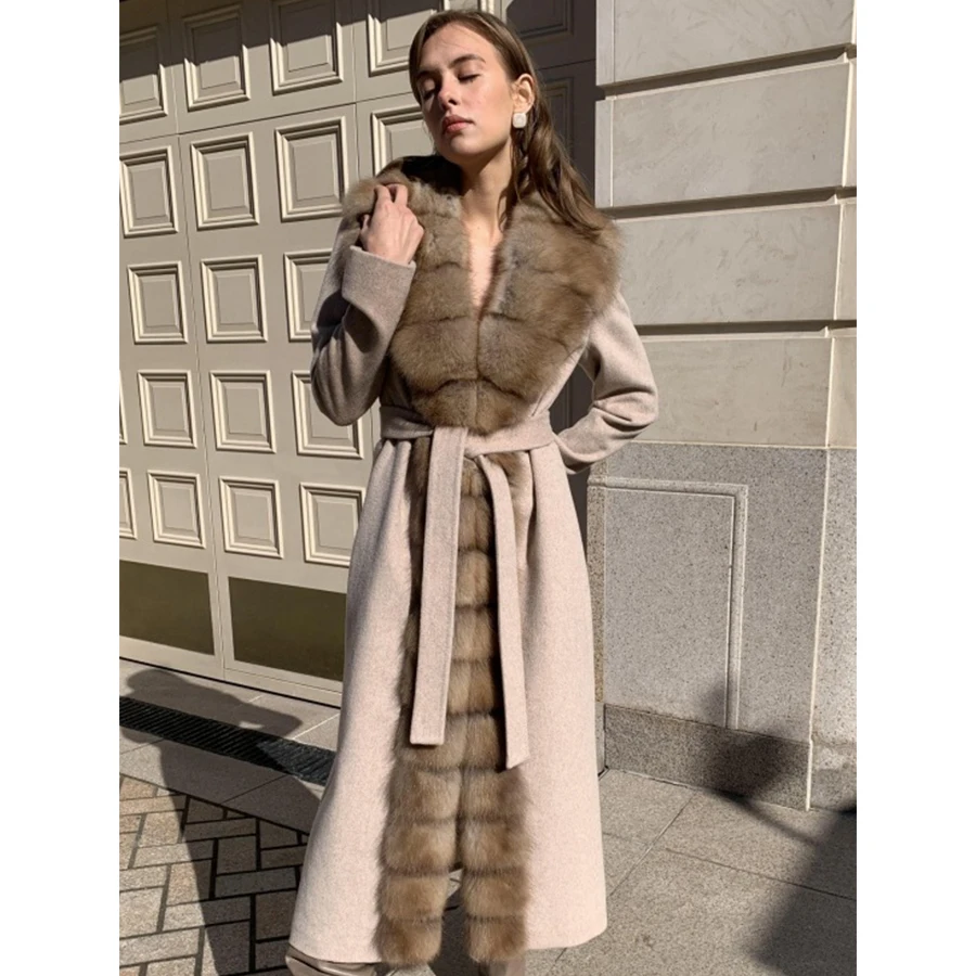 Winter-Fur-Jackets-For-Women-Wool-Coat-With-Real-Fox-Fur-Collar-Luxury ...