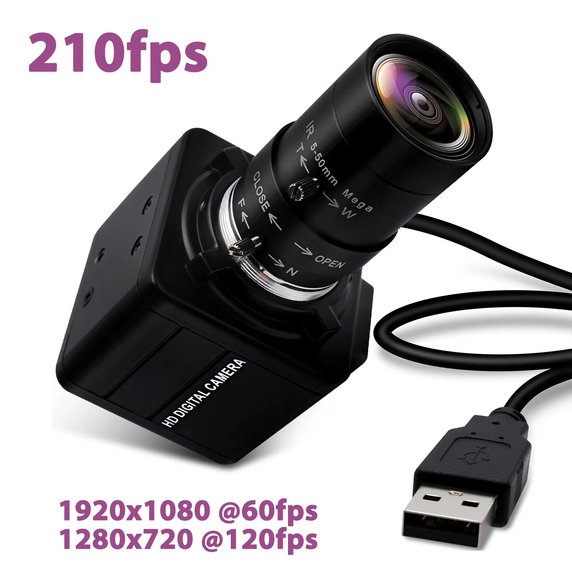 Svpro-210fps-USB-Camera-1080P-60fps-CMOS-OV9281-USB-Webcam-Camera-with ...