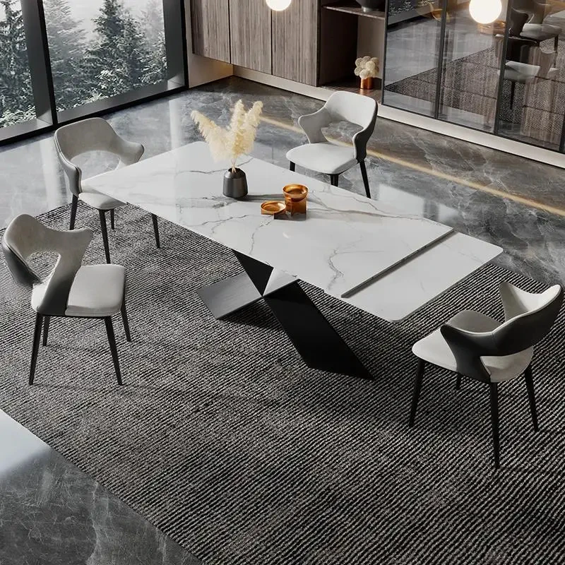 Extension-Rectangular-Retractable-Dining-Table-Modern-Household ...