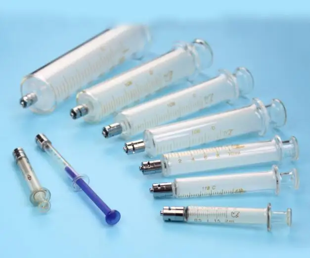 Luer locking head Glass syringe 1ml 2ml 2.5ml 5ml 10ml 20ml 30ml 50ml ...