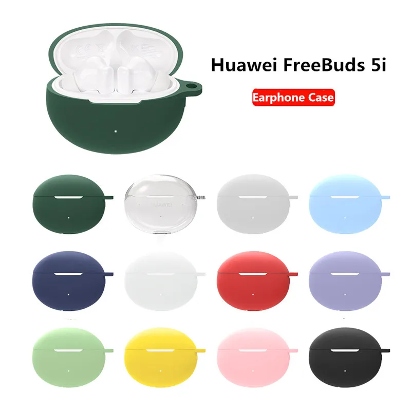 Soft-Silicone-Earphone-Case-Cover-For-Huawei-FreeBuds-5i-Wireless ...