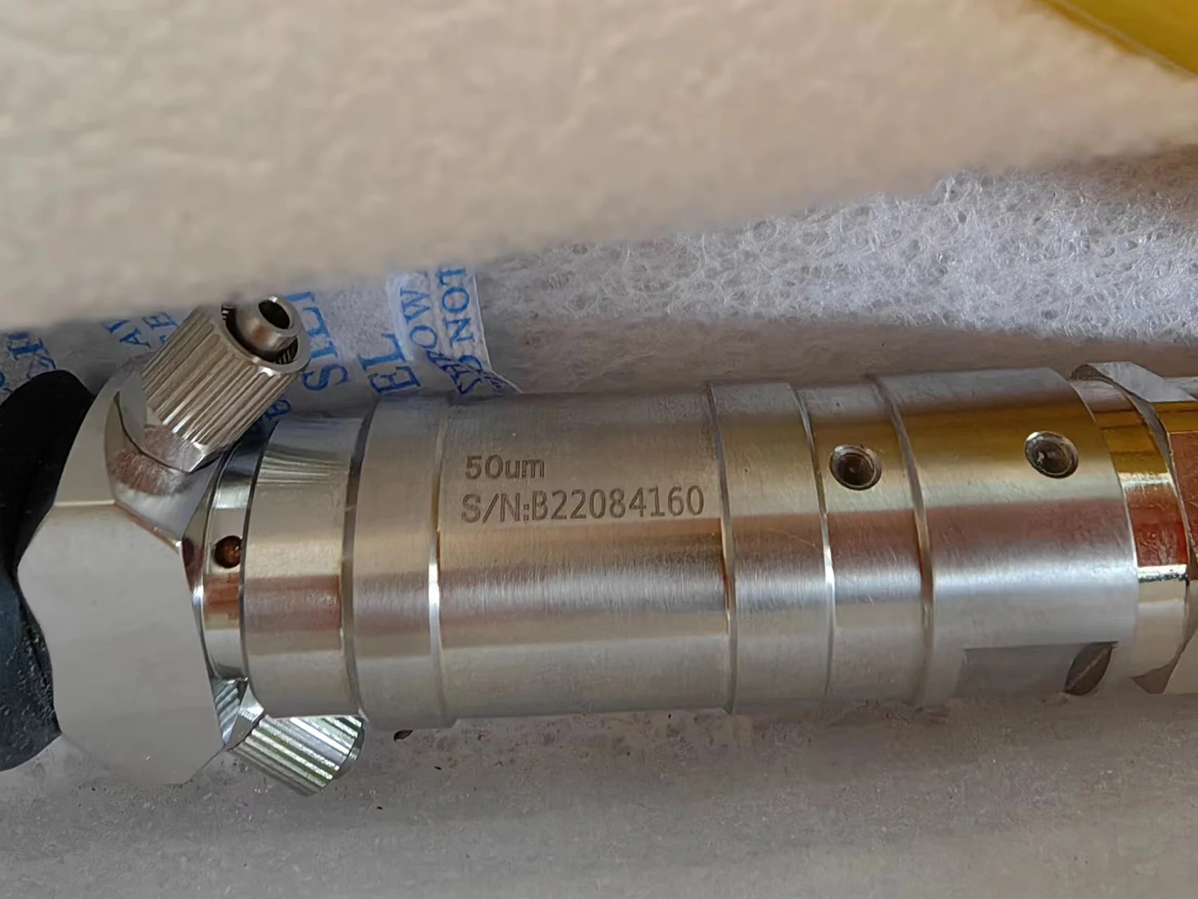 Fiber Laser QBH Optical Cable 20Meters 50um Core Diameter 125um ...