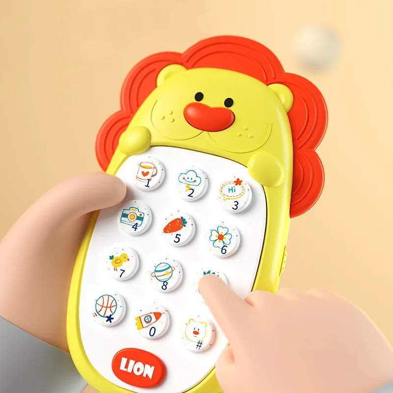 Baby Phone Toy Bilingual Mobile Telephone Early Educational Learning ...