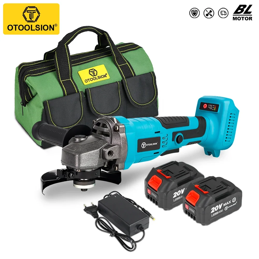 OTOOLSION-125mm-Brushless-Angle-Grinder-3-speed-Grinding-Cutting ...