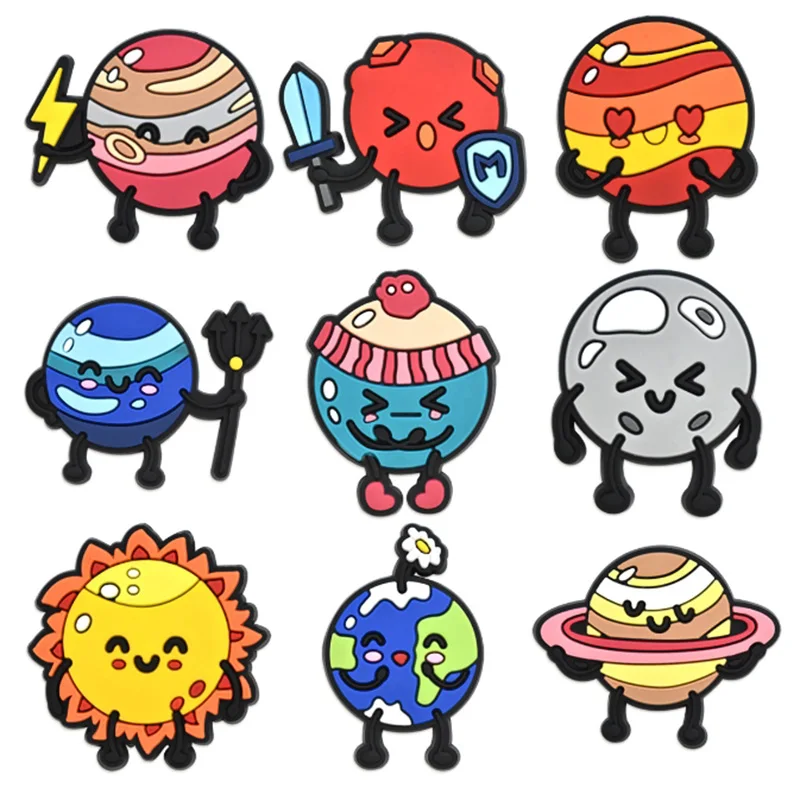 Cute-Planet-Earth-Mars-Saturn-The-sun-Shoe-Charms-for-Sandals ...