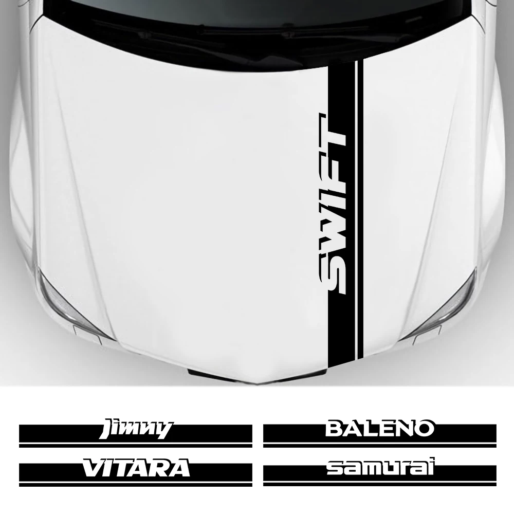 Car-Hood-Bonnet-Stickers-Accessories-For-Suzuki-Jimny-Sierra-JB74 ...