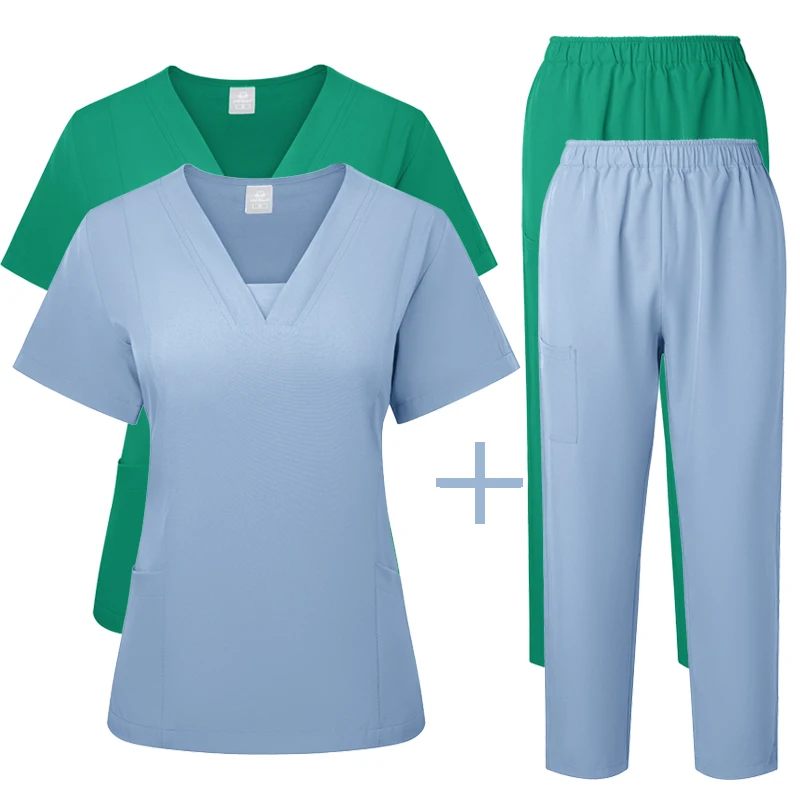 Pet-Grooming-Institution-Scrubs-Set-High-Quality-Spa-Uniforms-Unisex-V ...