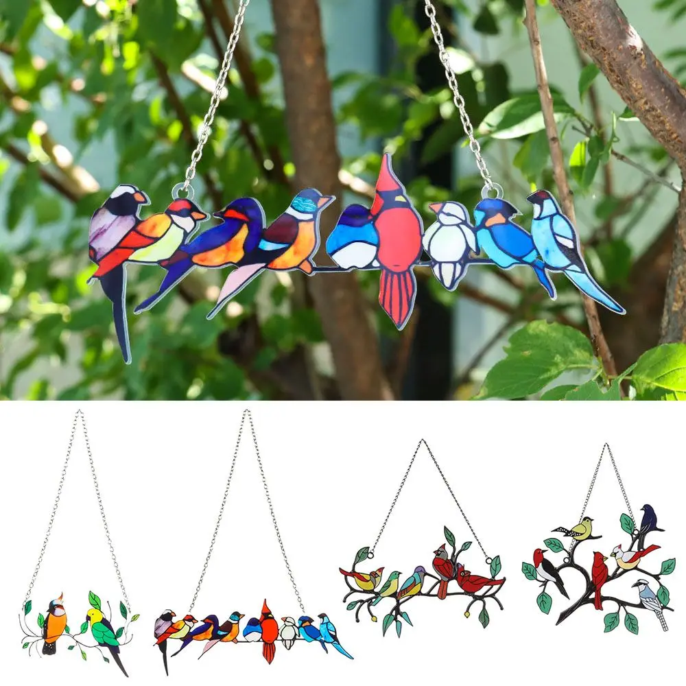 Metal-Bird-Wall-Hanging-Sculptures-Ornaments-Home-Backyard-Garden-Yard ...
