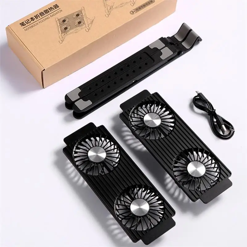 Laptop-Cooler-Base-Stand-Foldable-Laptop-Cooling-Pad-with-2-4-Fans ...