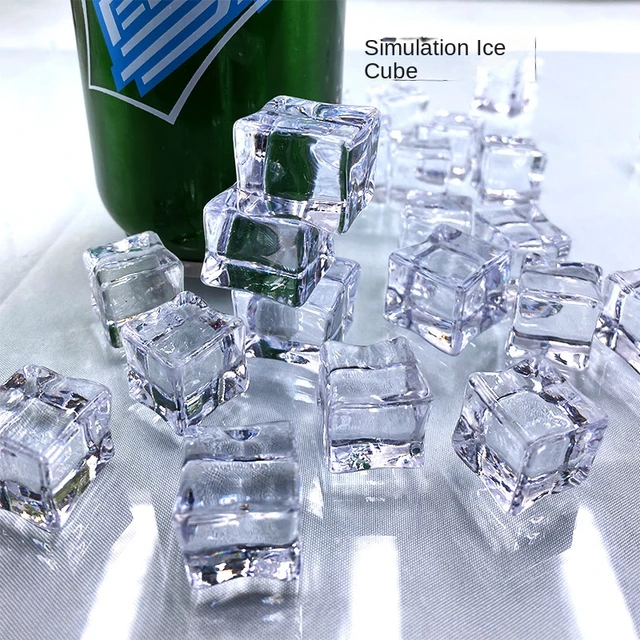 Acrylic Ice Cubes Square Shape