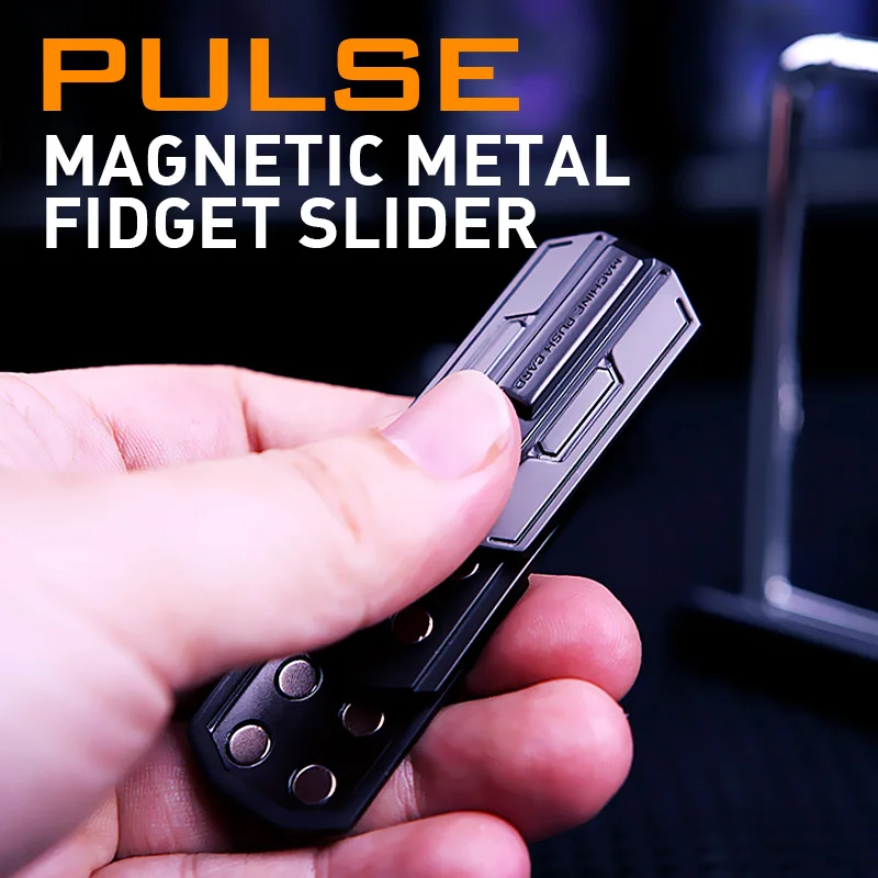 Fingertip-Fidget-Toys-Luminous-Slider-Magnetic-Haptic-EDC-Clicker-Metal ...