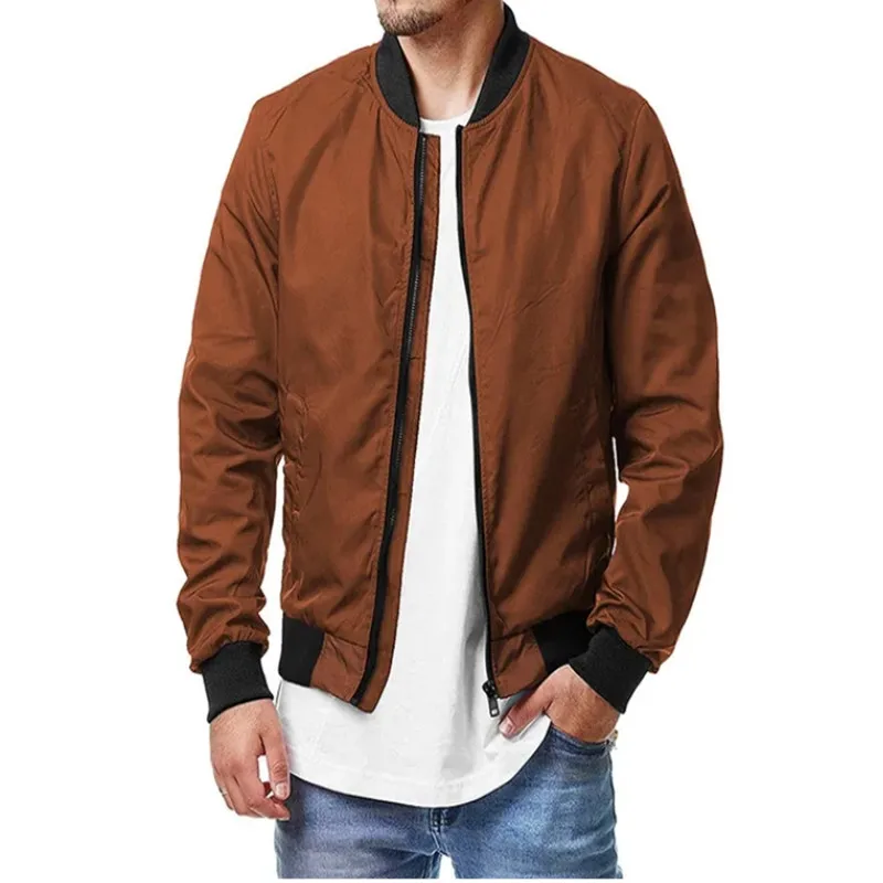 Newest-Spring-Jacket-Men-Casual-Jacket-Zipper-Pocket-Bomber-Jacket-Men ...
