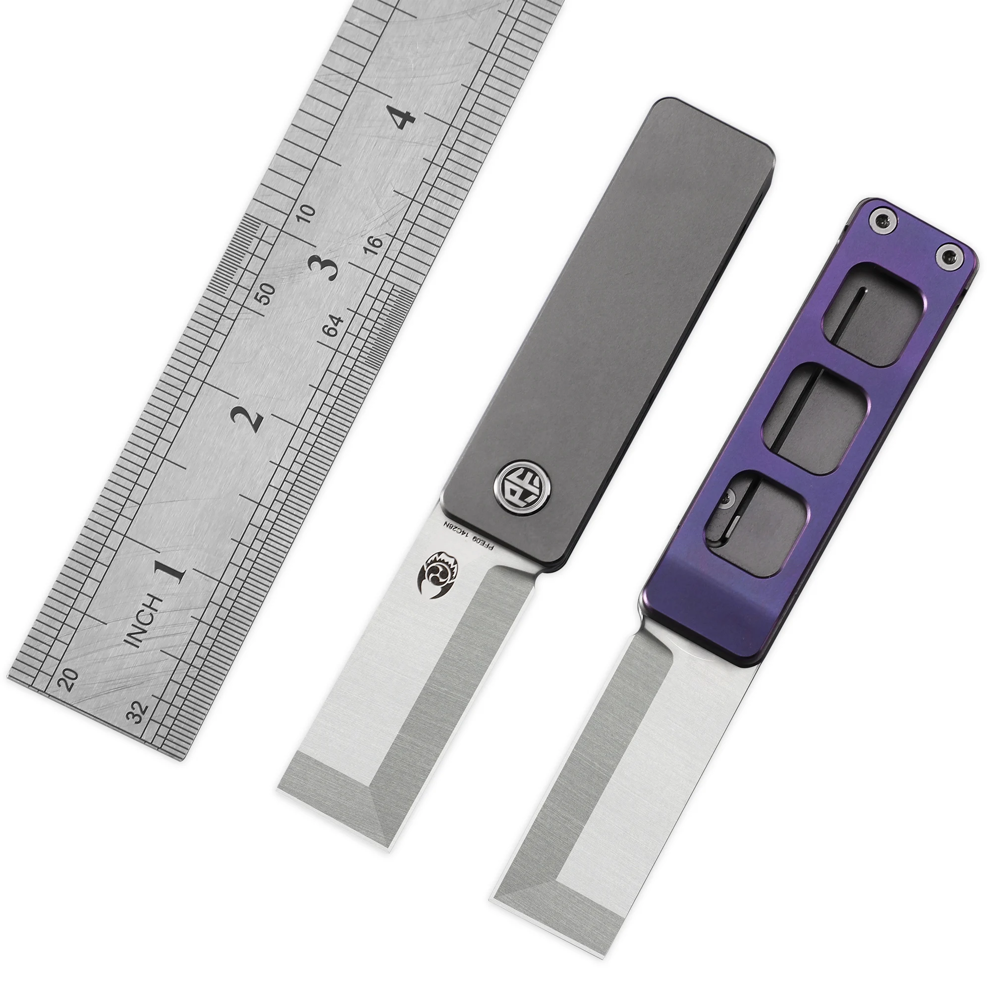 Petrified-Fish-PFE09-Mini-Pocket-Folding-Knives-EDC-Jackknife-14C28N ...