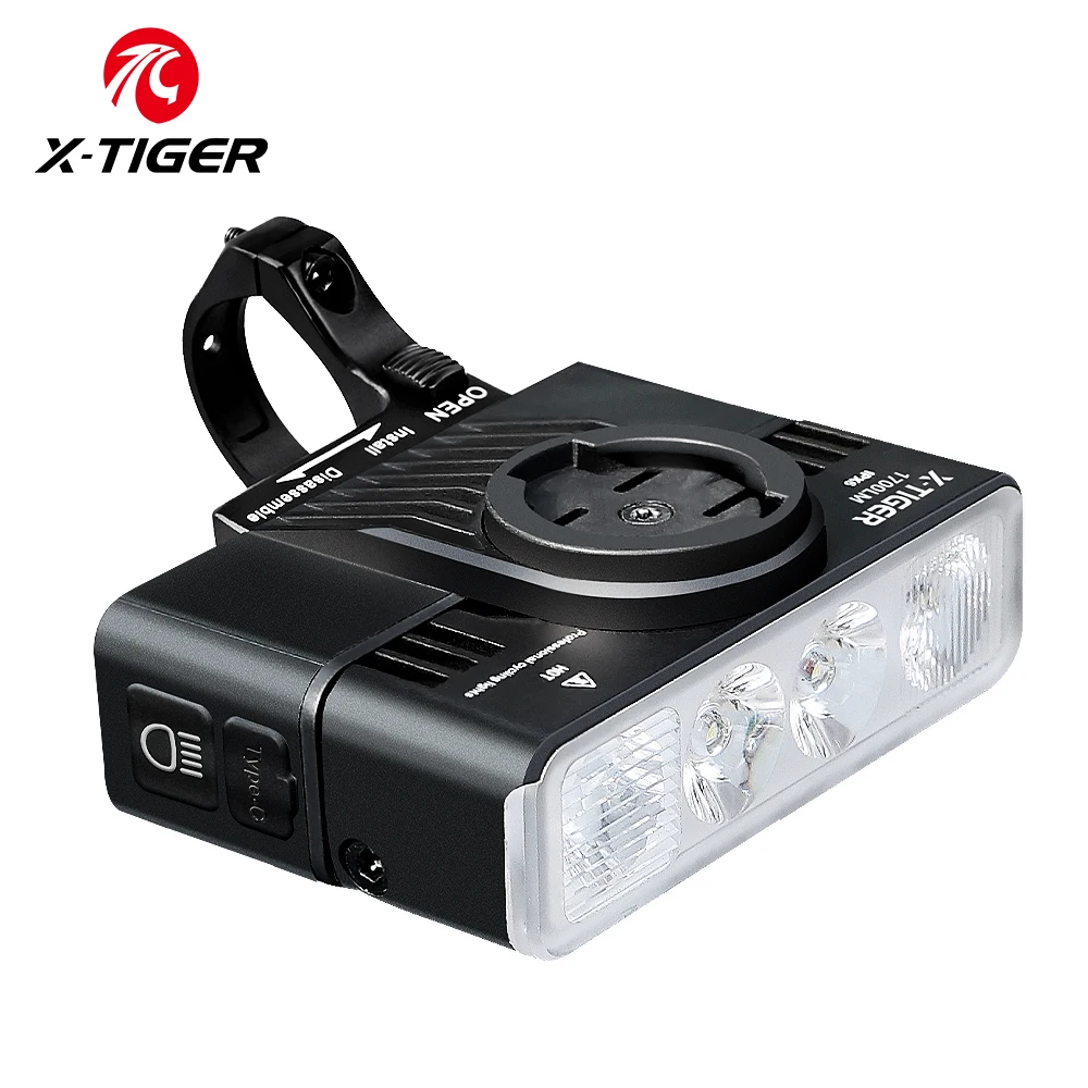 X-TIGER-Road-bike-headlight-TYPE-C-charging-port-5000-mAh-IPX6 ...