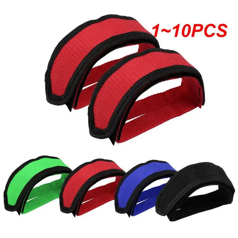 1-10PCS-Pedal-Straps-Toe-Clip-Strap-Belt-Adhesivel-Bike-Pedal-Fixed ...