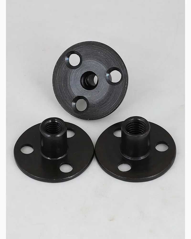 2-5-10Pcs-Three-Holes-Locking-Flange-Nut-M6-M8-M10-M12-Iron-Metal ...