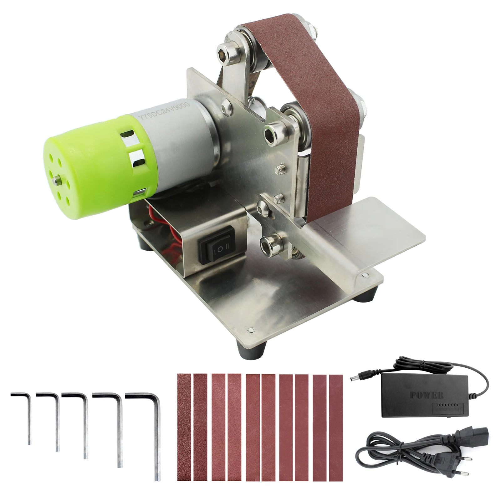 30mm Belt Sander Multifunctional Grinder Electric Belt Sander DIY ...