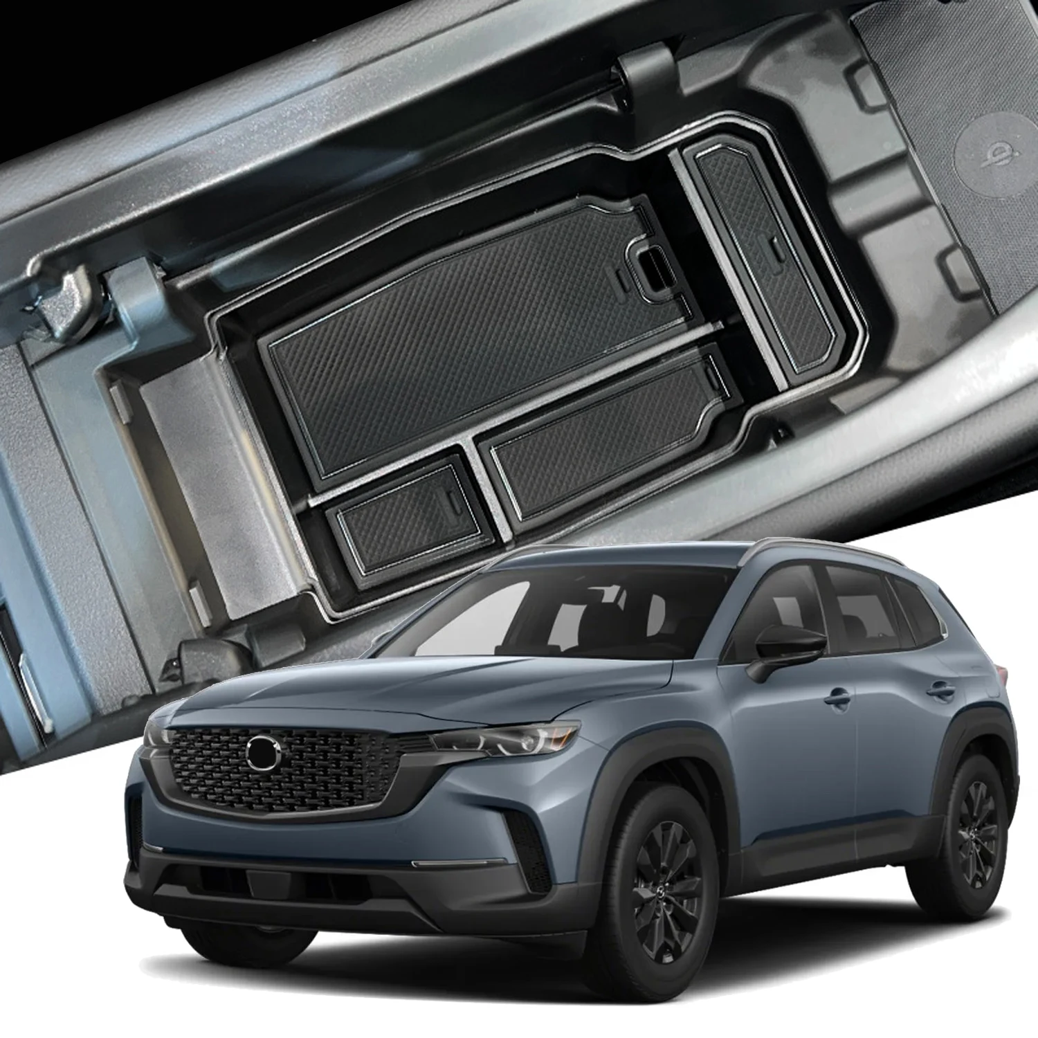 For-Mazda-CX-50-CX50-2022-2023-Car-Center-Console-Armrest-Storage ...