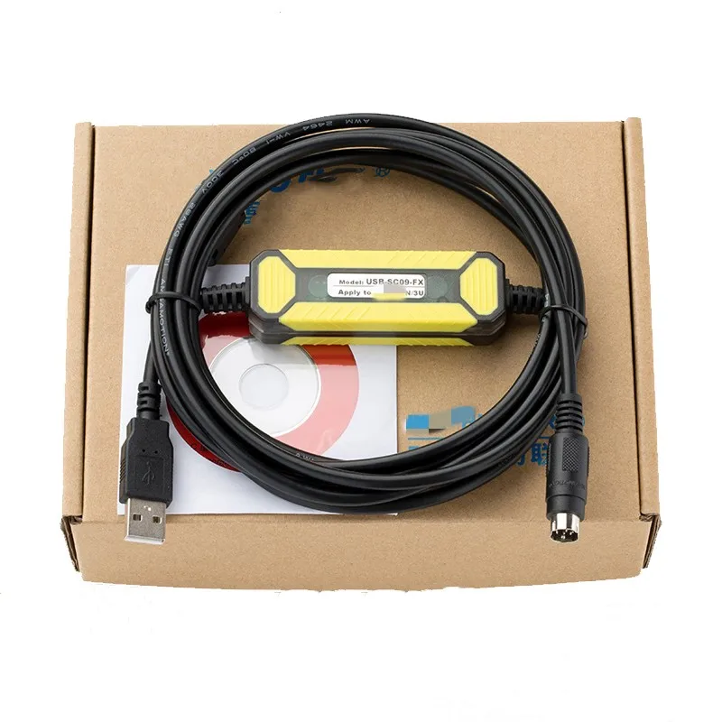 USB-SC09-FX-para-Mitsubishi-PLC-Cable-de-programaci-n-FX0N-FX1N-FX2N ...