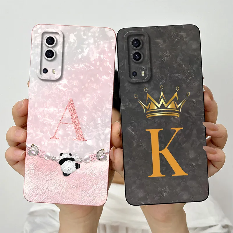 For Vivo Y72 5G Case Vivo Y52 5G Phone Case V2041 V2053 Fashion Crown ...