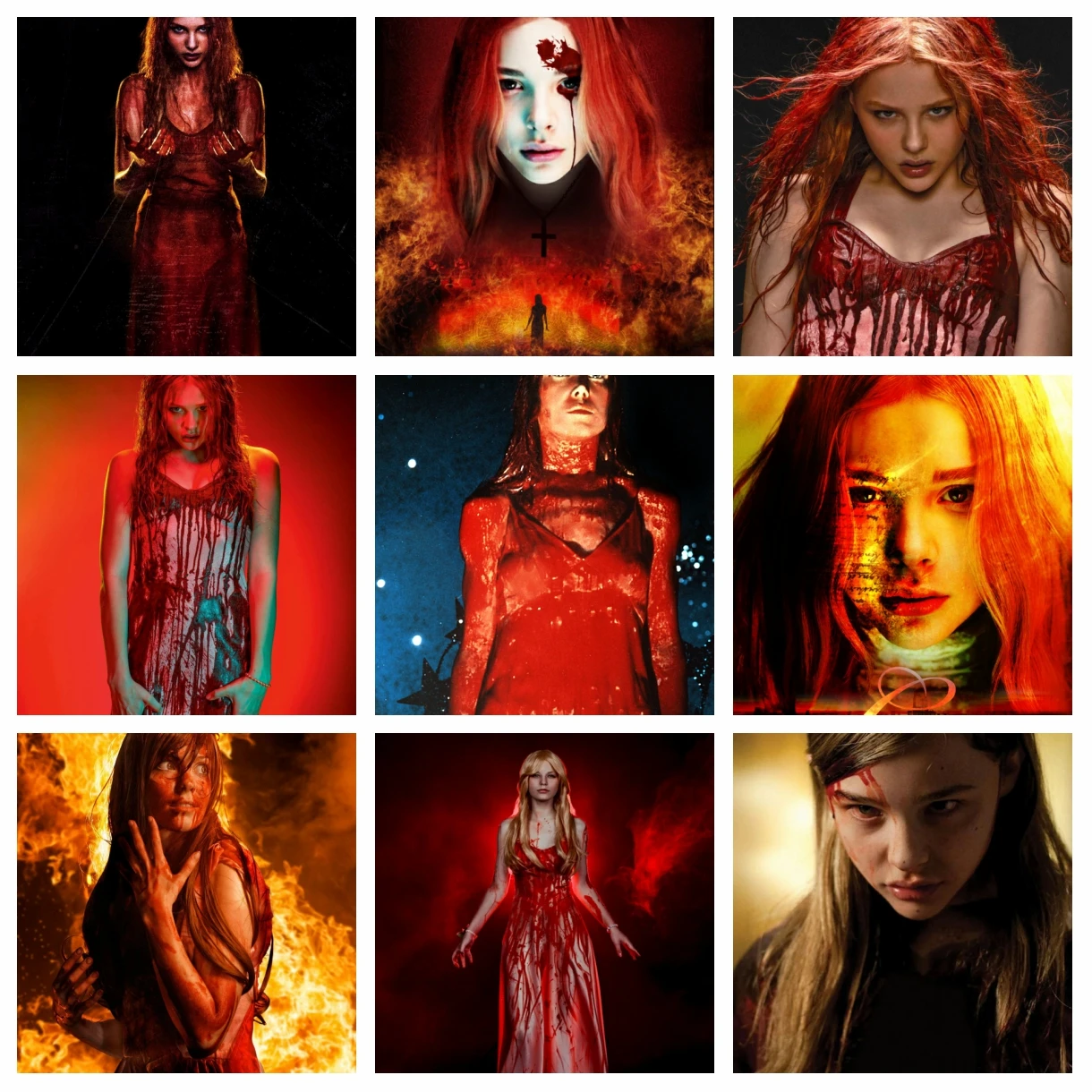 DIY American Film Carrie Full Diamond Painting Chloë Grace Moretz ...