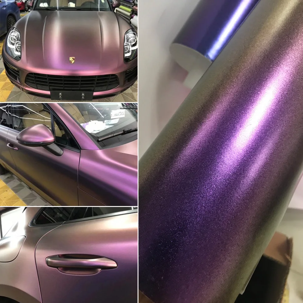 Glitter Purple Car