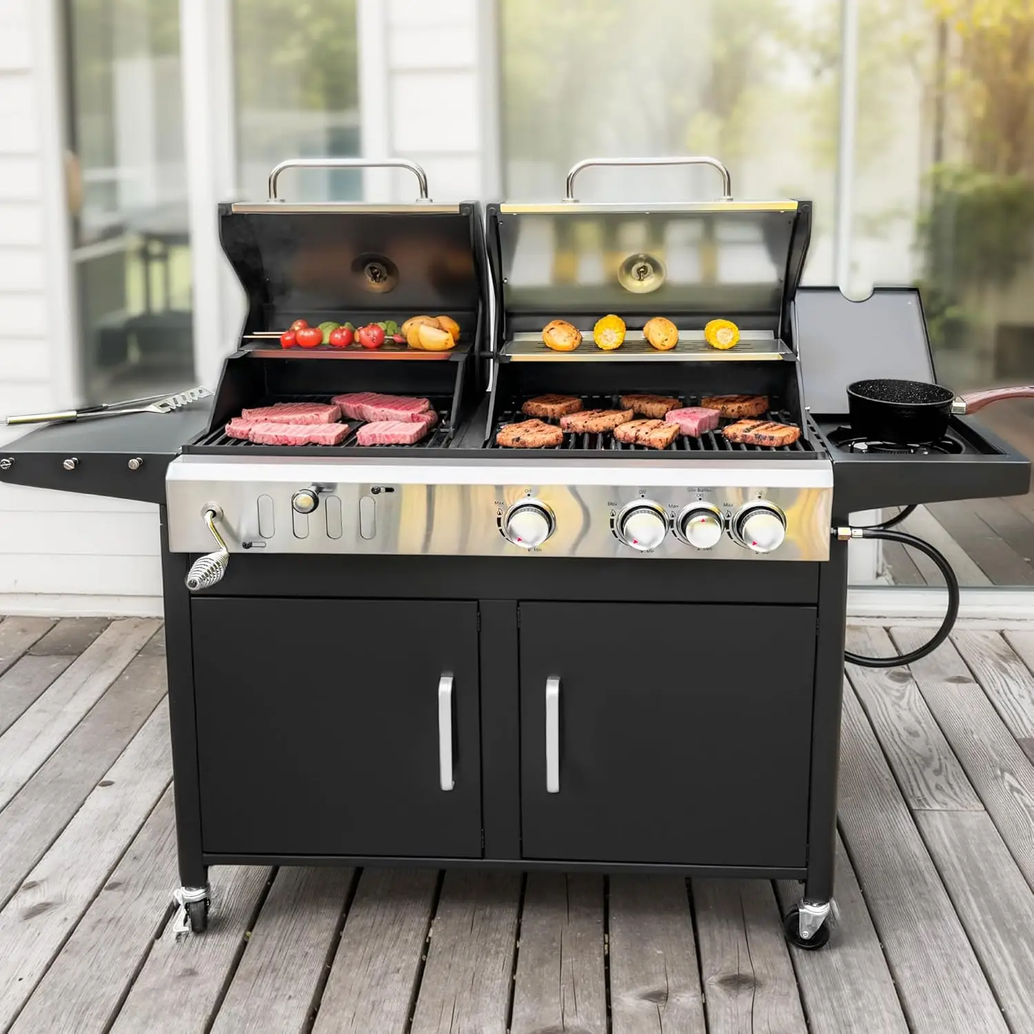 BBQ grill smoker combo | AliExpress Business