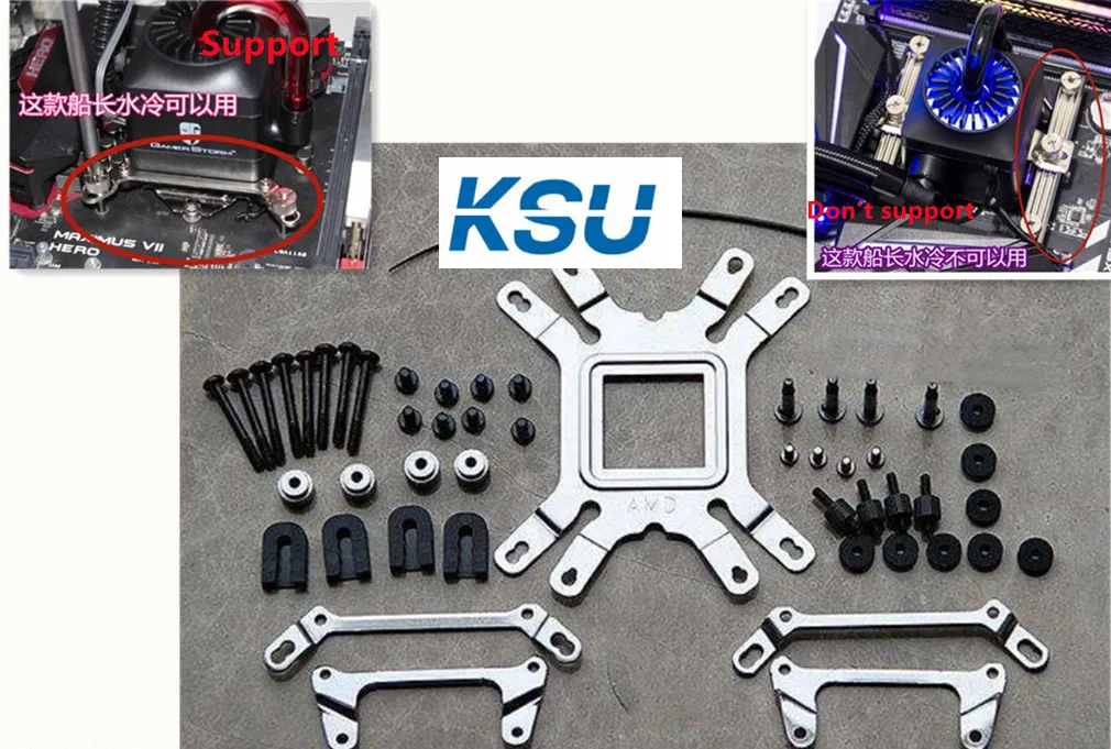 Soporte adaptador de enfriador de cpu para deepcool Captain, disipador ...