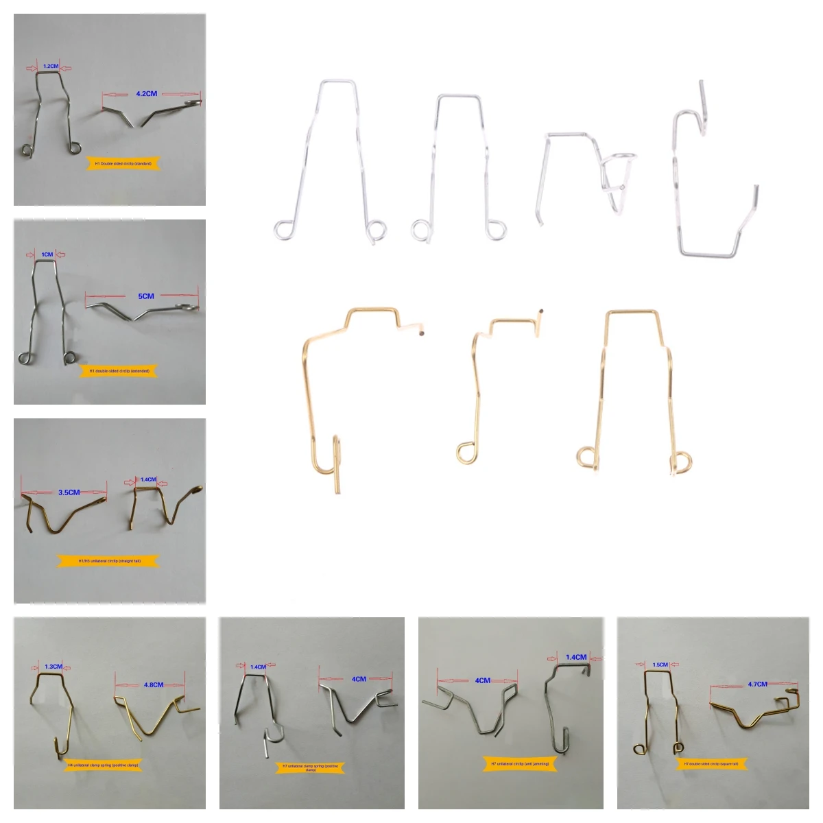 Clipe-de-reten-o-para-farol-LED-Wire-Buckle-Hook-ferro-pressionando ...