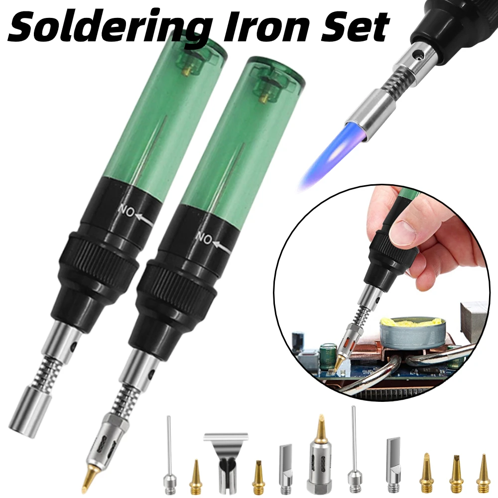Soldering Iron Set Soldering Iron Professional Butane Gas Iron Welding ...
