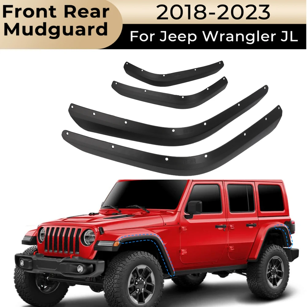Car Front Rear Mudguard Eyebrow Widening Fender Splash Protective ...