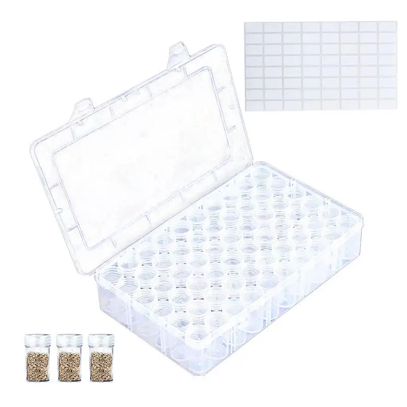 60/24 Slots Clear Seed Storage Organizer Box Seed Storage Box Planting ...