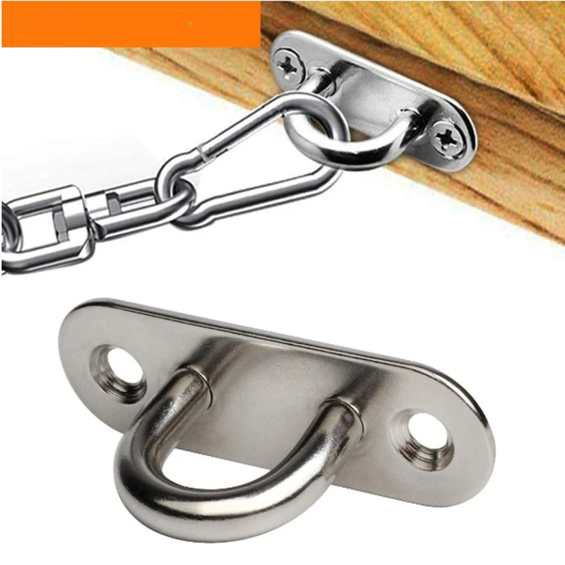 1 Pieces 5mm Oblong Pad Eye Plate Staple Hook Loop Boat Shade Sail ...