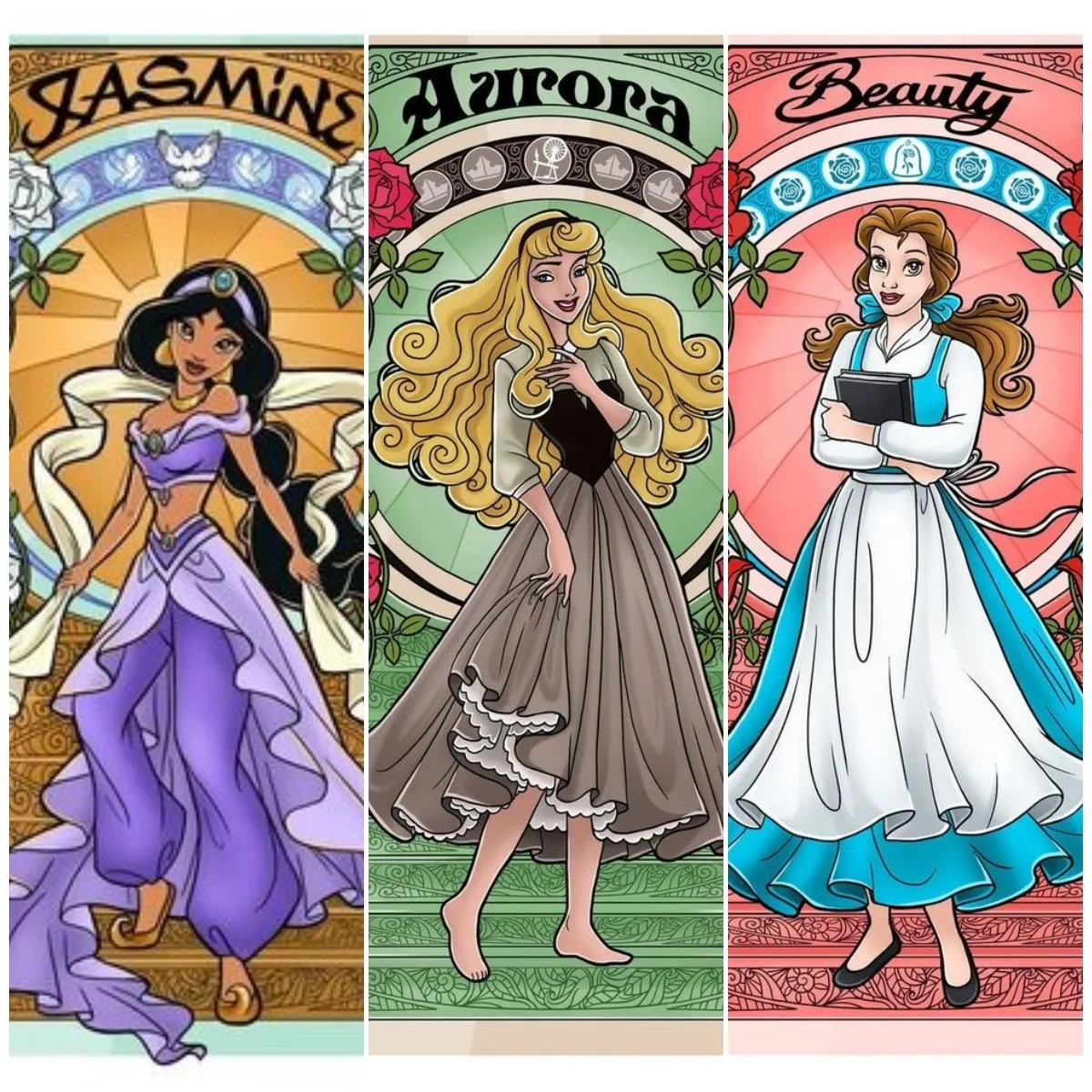 Diamond-Painting-Disney-Cartoon-Princess-Snow-White-Mermaid-DIY-Gift ...