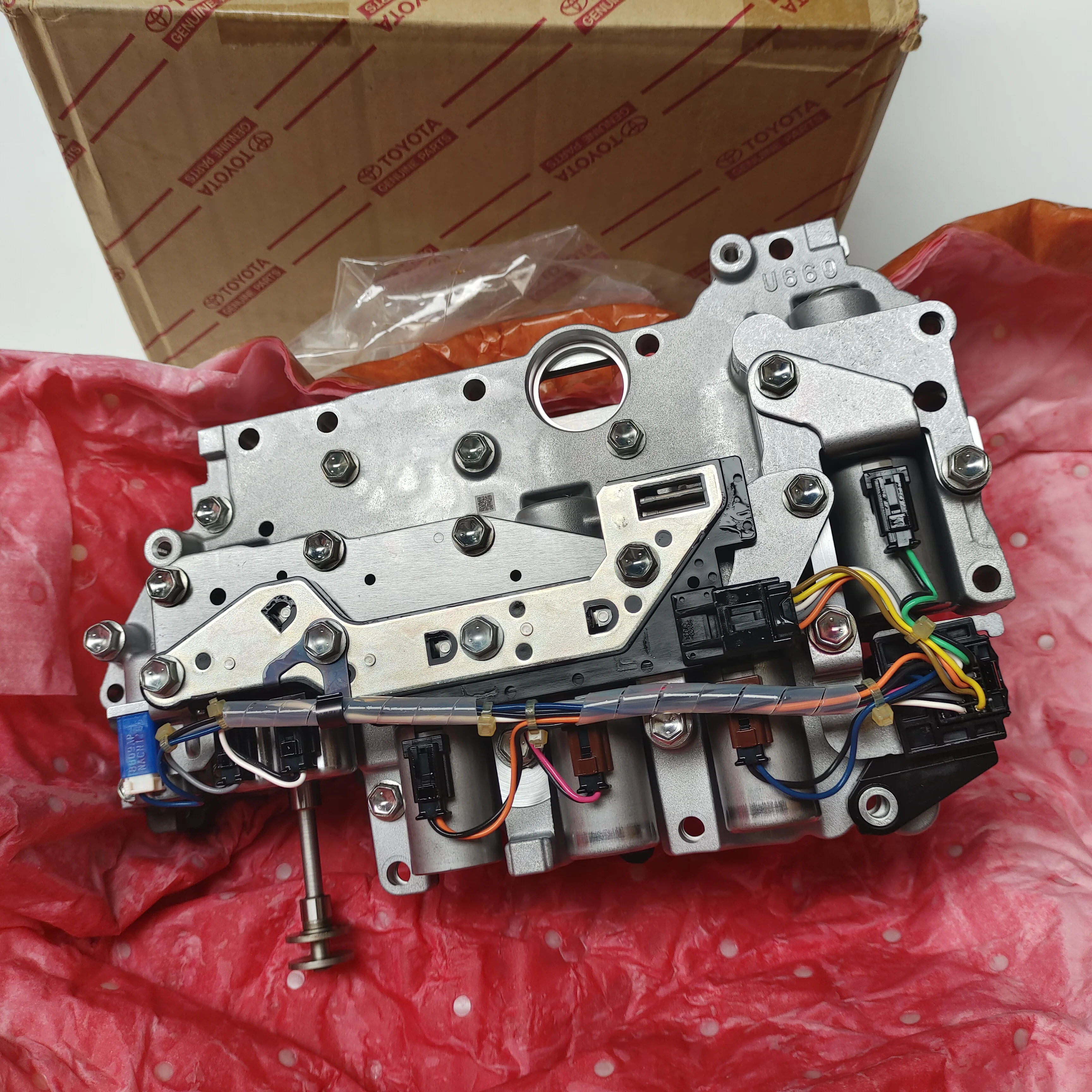 Toyota Aurion 2007 U660E U660 Transmission Valve Body W/7 Solenoids For ...