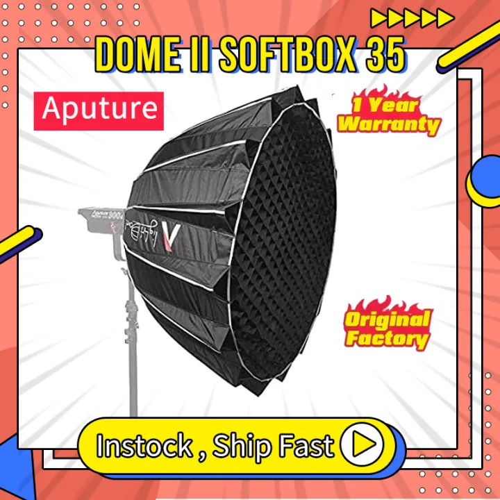 Aputure Light Dome II Softbox 35 Inch Deep Octagon Softbox for Aputure ...